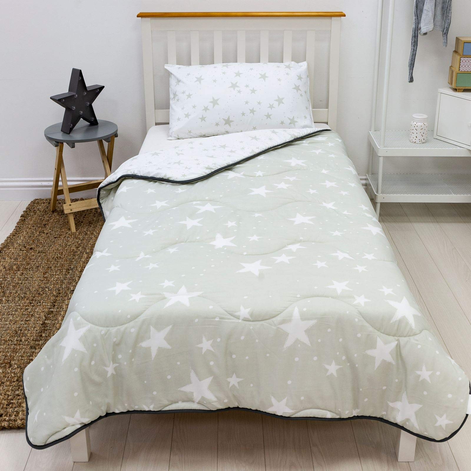 Rest Easy Single Coverless Duvet Bedding | Care Free Reversible ...