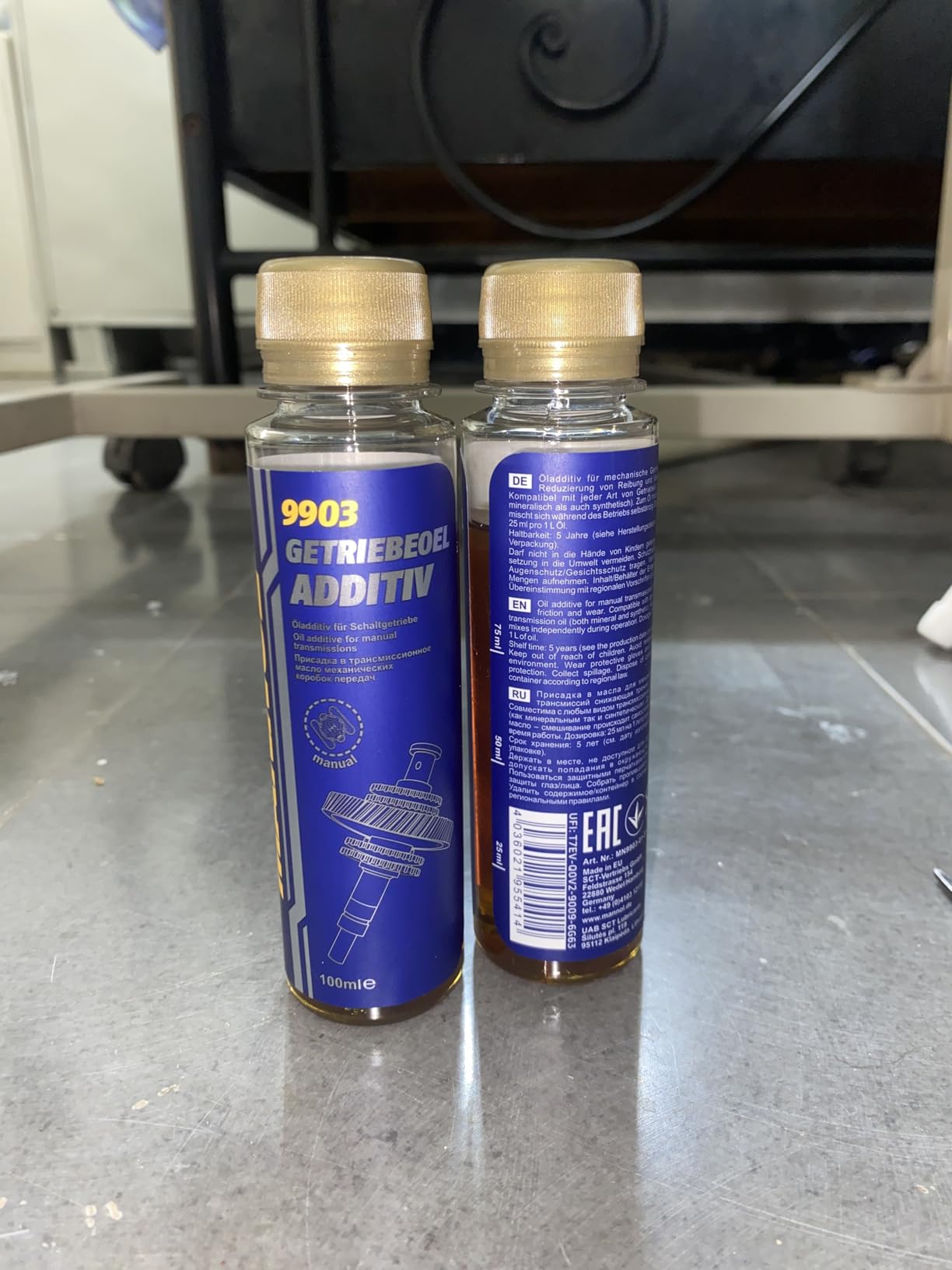 MANNOL 9903 Manual Gearbox ADDITIVE for manual transmissions, rear ...