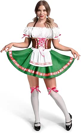 Amazon.com: Spooktacular Creations Oktoberfest Outfits Women Costume ...