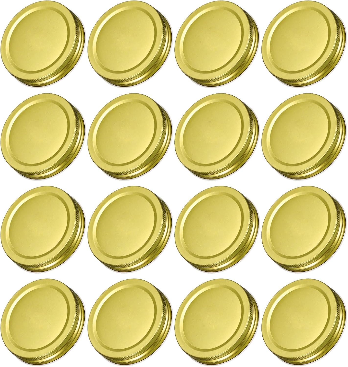 Amazon.com: uxcell 16Pcs Mason Jar Lids, 70mm/2.76" Regular Mouth Tin ...