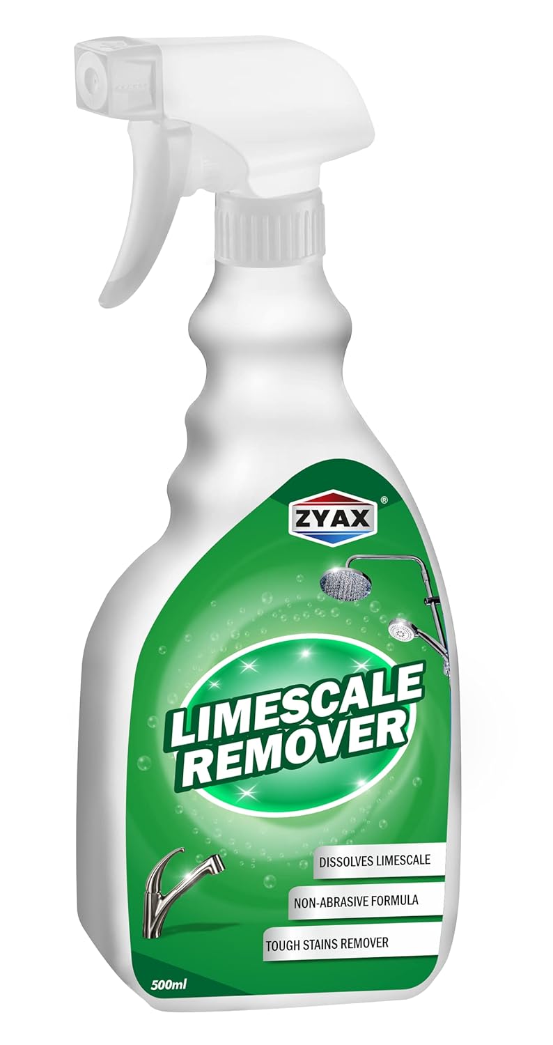 ZYAX Limescale Remover 500ml, Removes Limescale & Tough Stains from ...