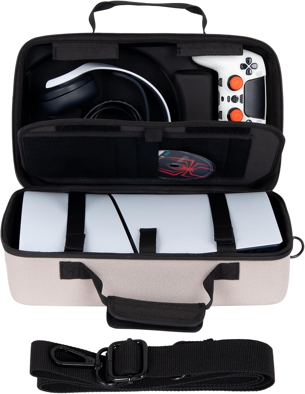 XINGFUDAO Hard Travel Carrying Case for PlayStation 5 Slim Console ...