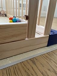 Amazon.com: Kids Play Fence with Door,Wood Playpen Baby Safety Play ...