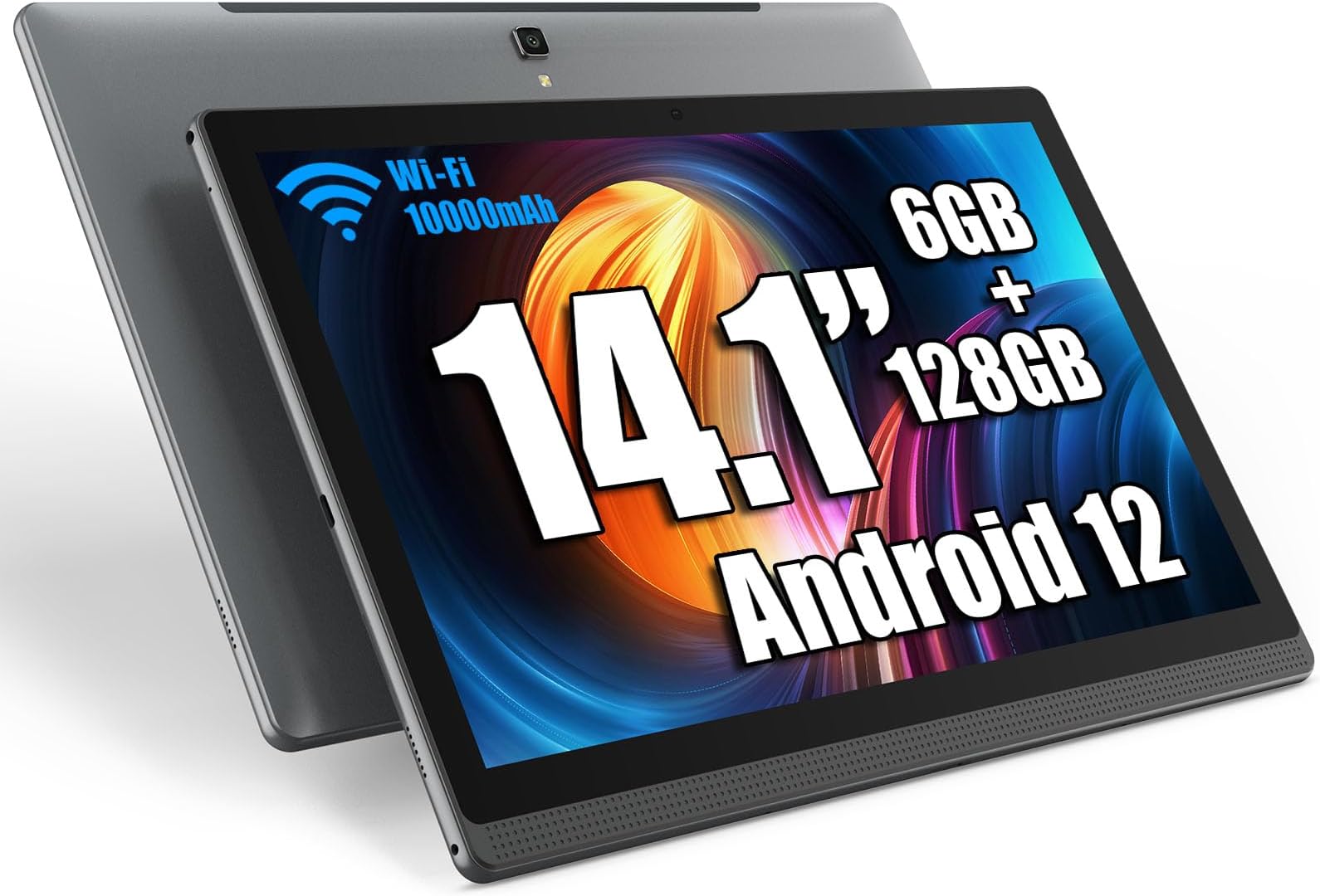 azamp Tablet MES-B1, 14.1 Inch Android 13 Tablets with 1920 * 1080 IPS ...