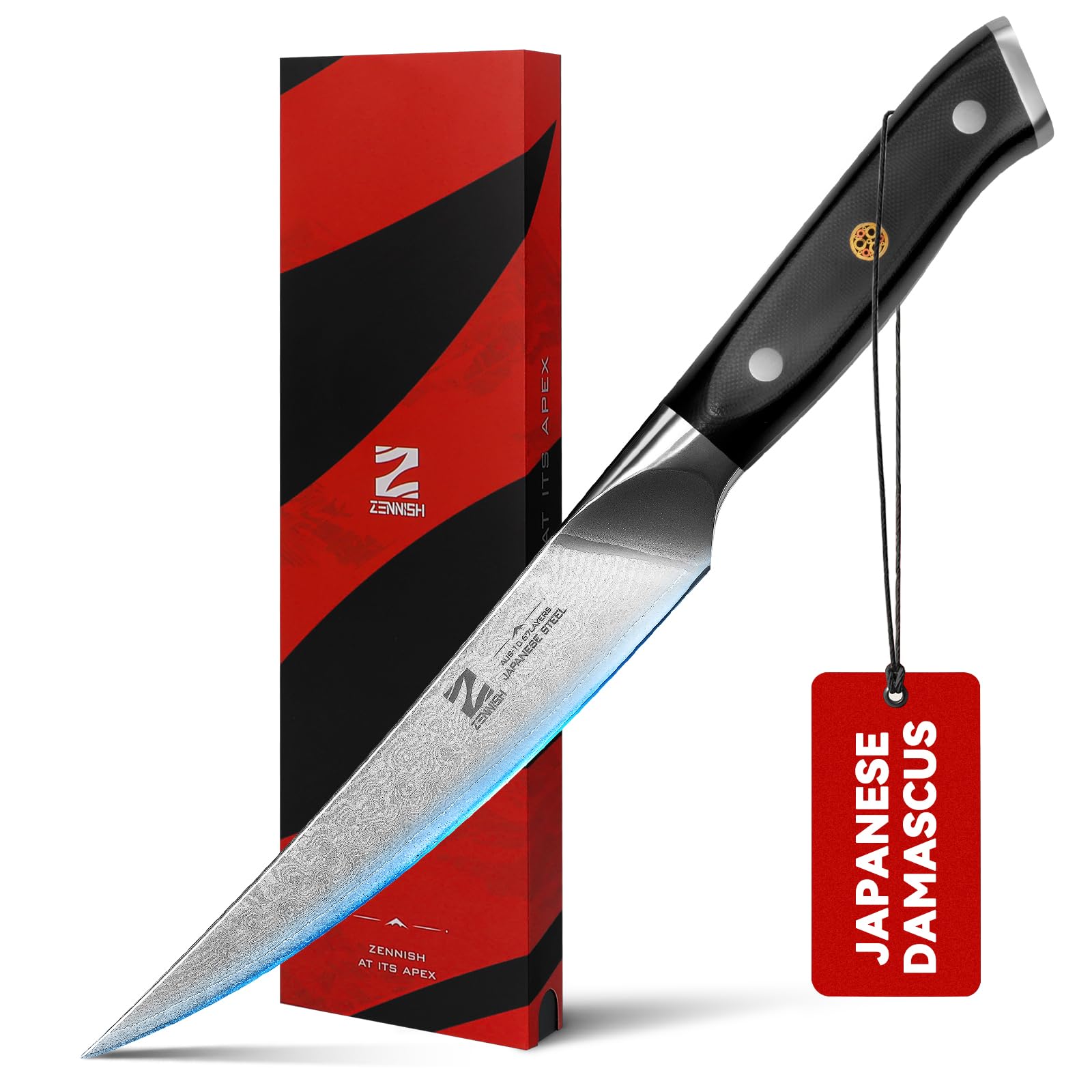 Amazon.com: Zennish Fillet Knife for Fish 6 Inch, Professional Damascus ...