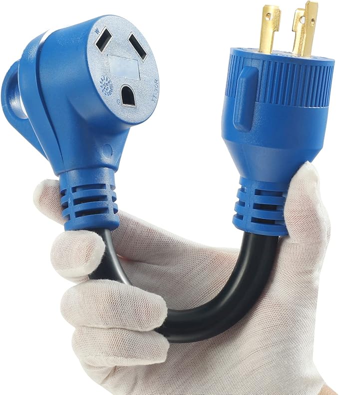 Amazon.com: NEMA L5-30P to TT-30R RV Generator Adapter 12-Inch,30 Amp ...