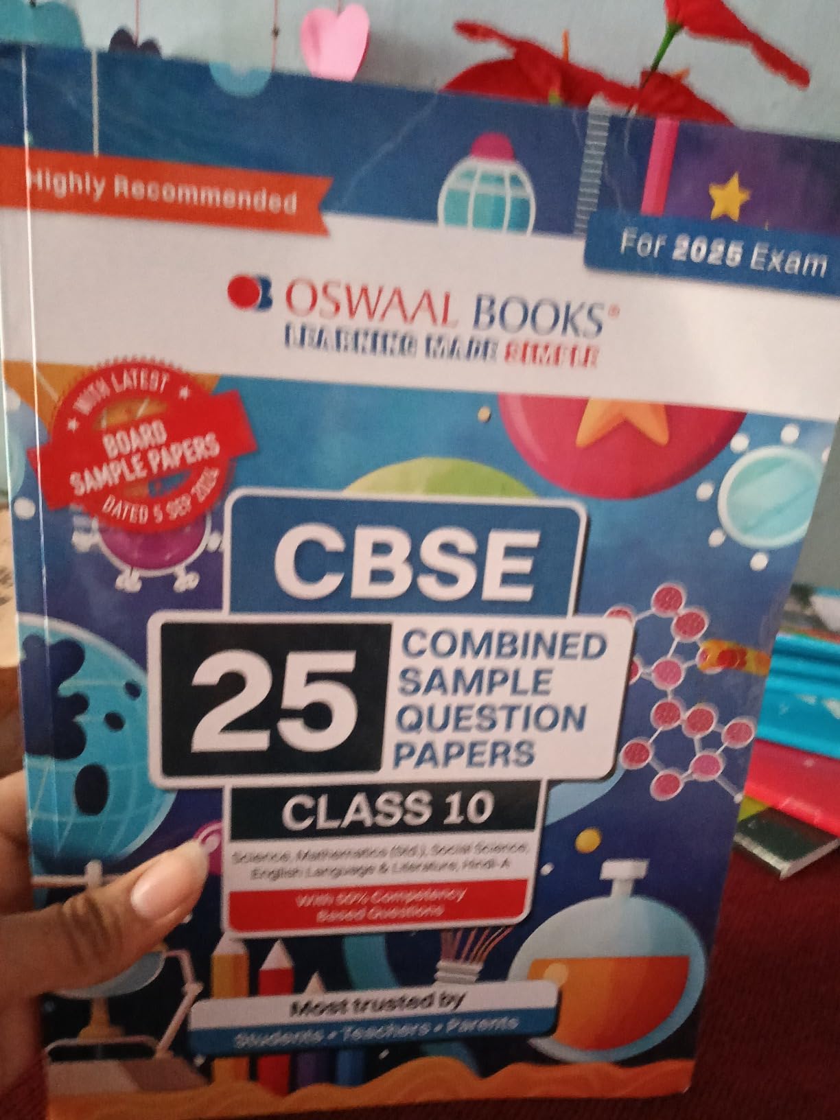 Oswaal CBSE 25 Combined Sample Question papers Class 10 Books Science ...