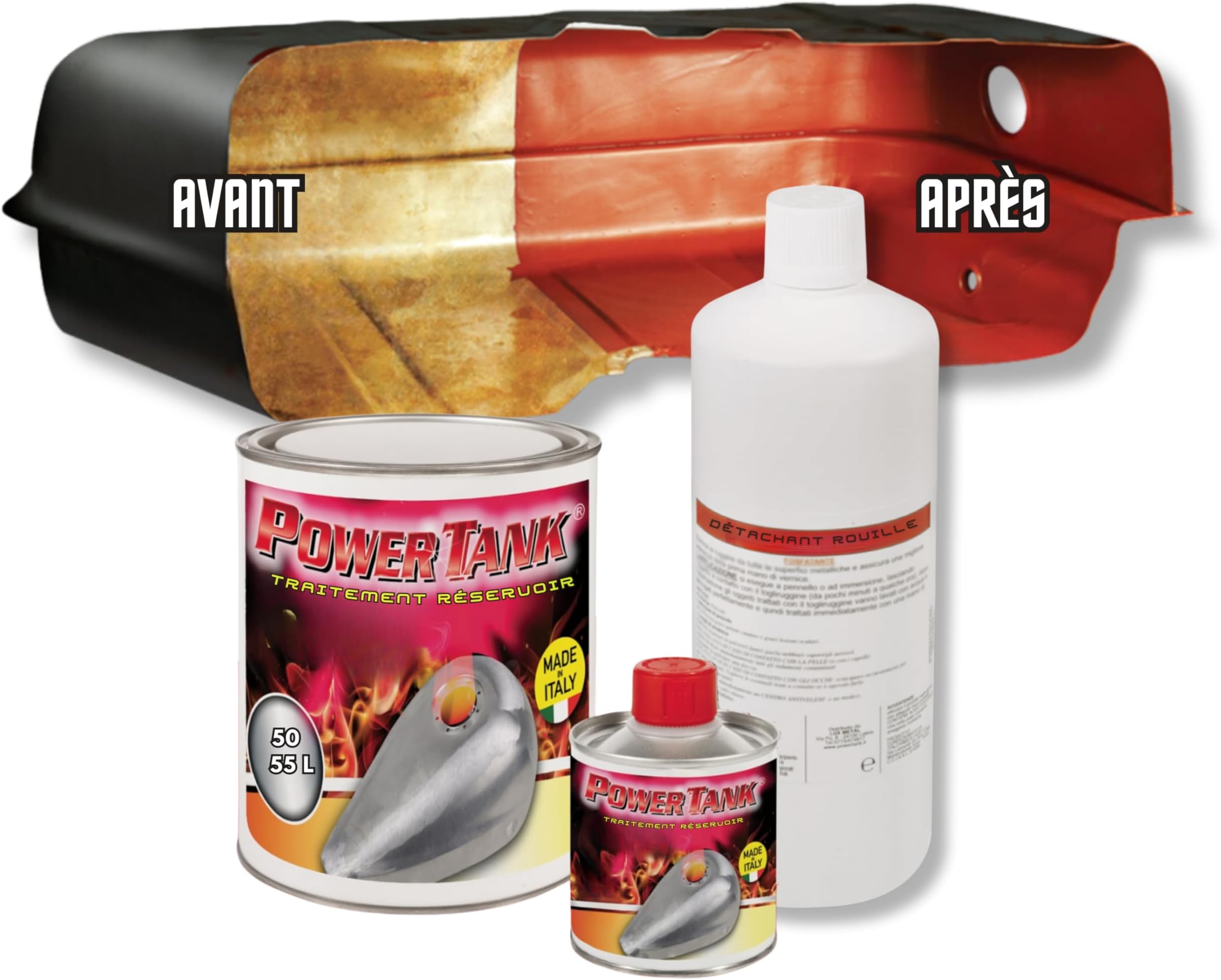 Amazon.fr : POWER TANK GUM - Traitement réservoir auto (50/55 litres ...