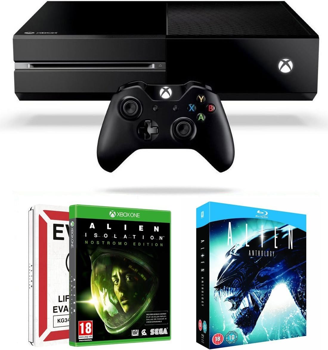 Xbox One Console - Alien Mega Pack : Amazon.co.uk: PC & Video Games