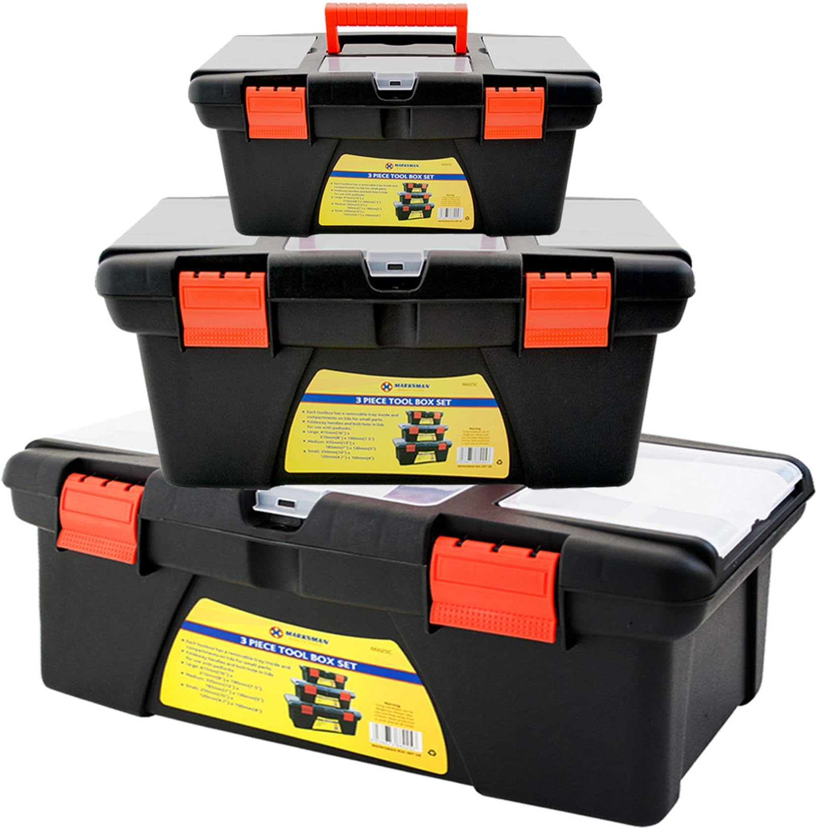 Tool Box Twin Pack : Amazon.co.uk: DIY & Tools