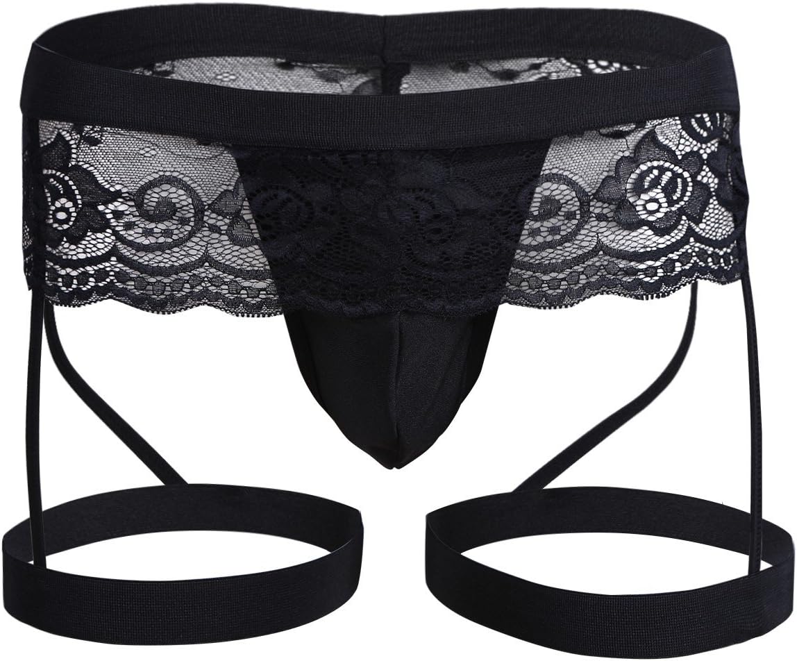 TiaoBug Slip Boxer Sexy Homme avec Jarretière String Lingerie ...