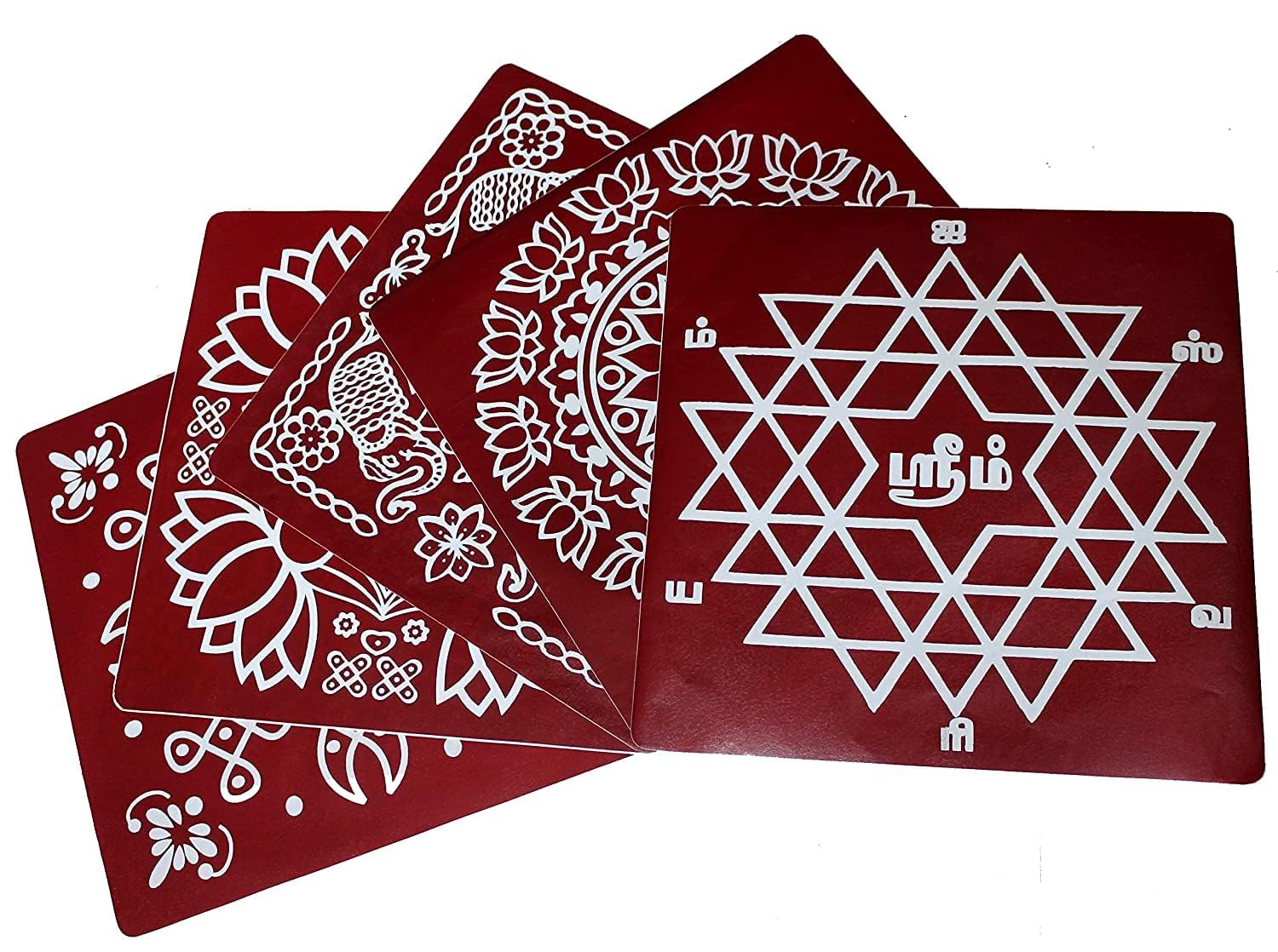 Buy Rangoli Sticker, kolam Sticker for: Wall, Tile, Floor, Wood, Steel ...