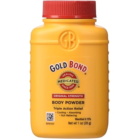 Amazon.com: Gold Bond Medicated Body Powder Original Strength, 1 oz ...