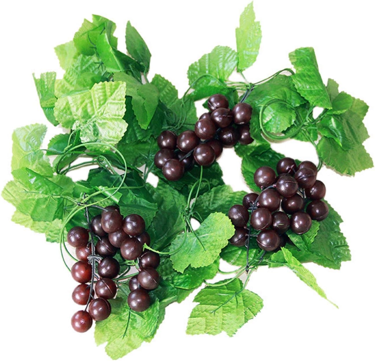 Amazon.com: Tighall 5PCS 38 Feet Artificial Grape Leaf Garland Fall ...
