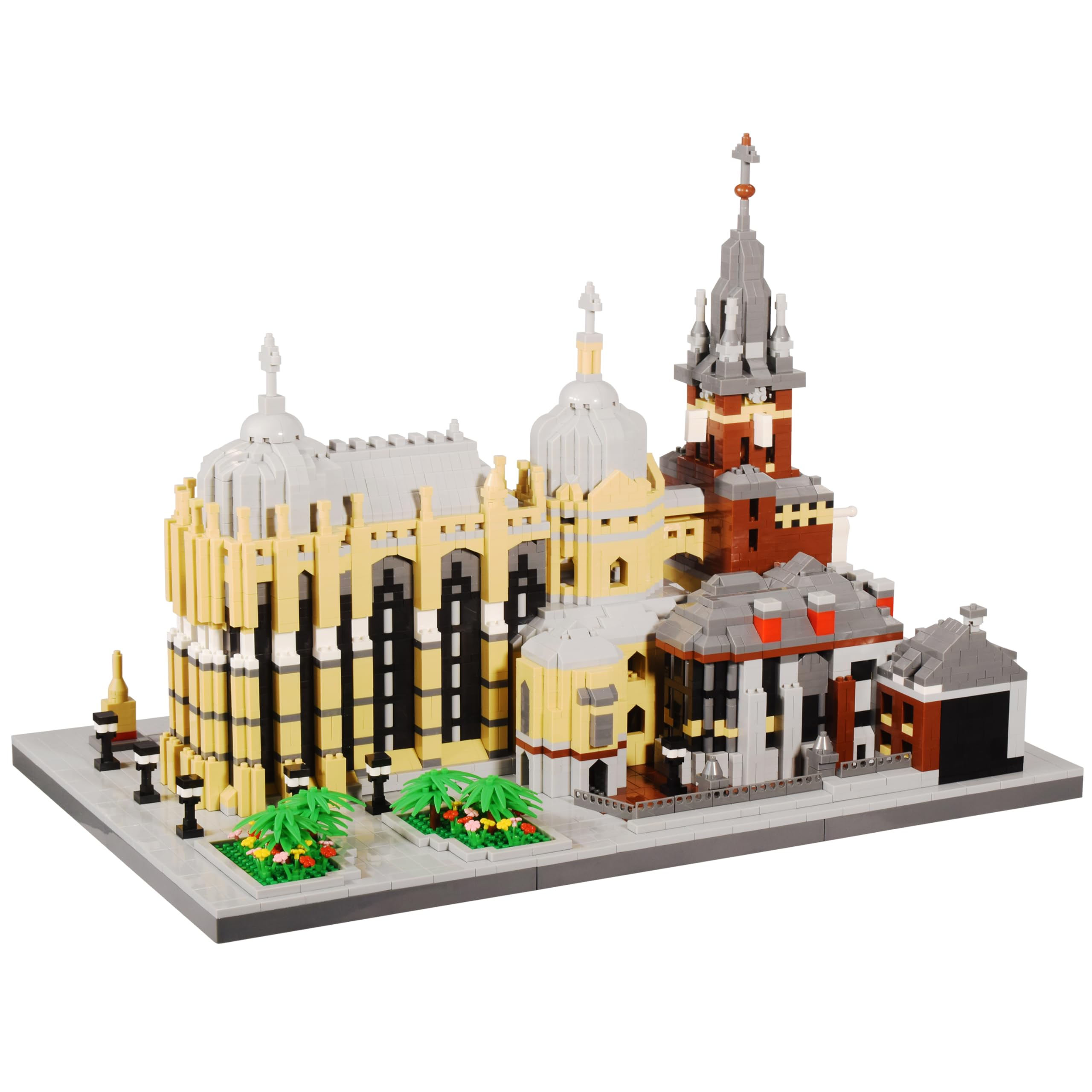 Buy Germany Medieval Micro Building Blocks Kit 6650PCS Aachen Cathedral ...