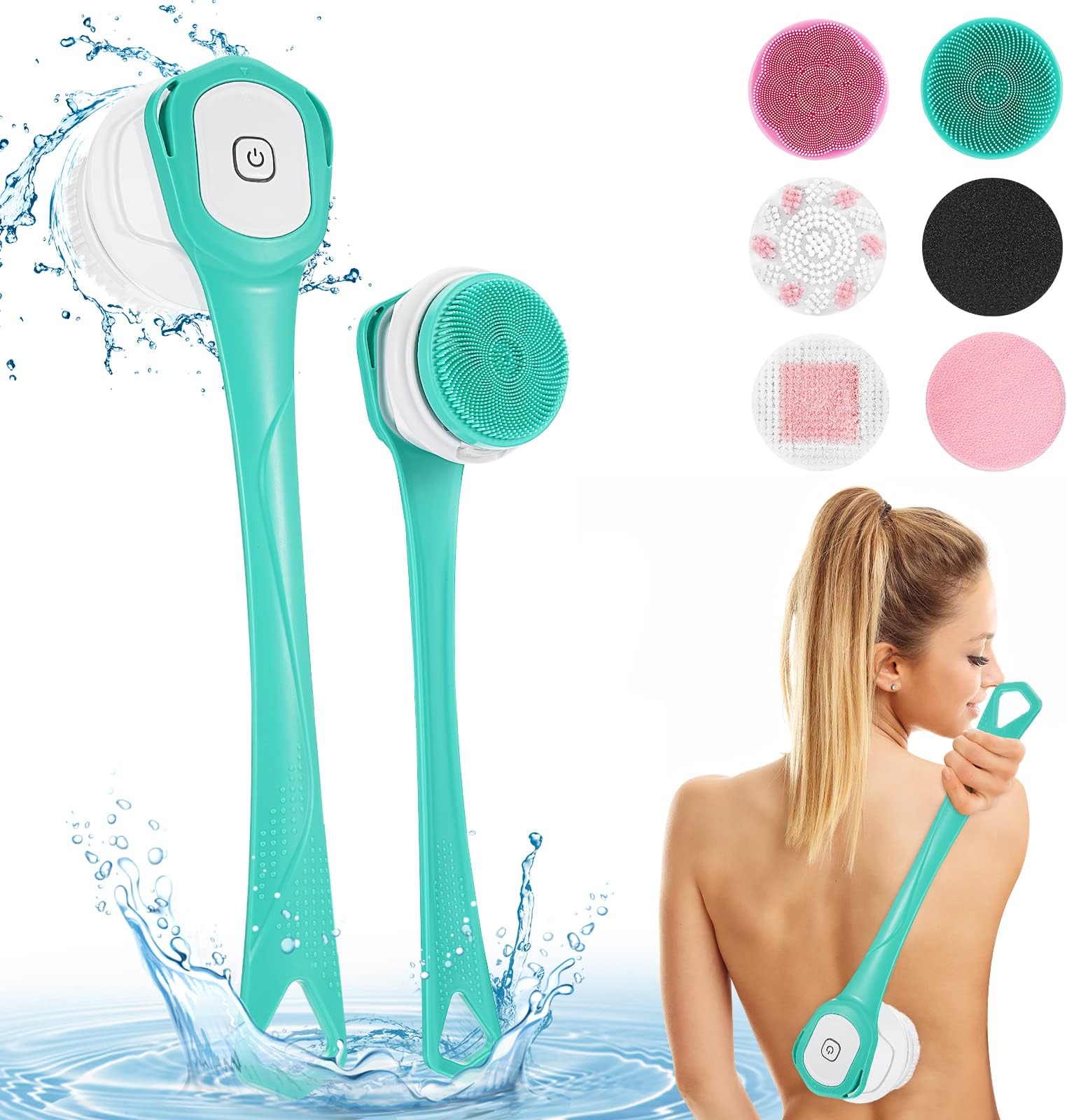 Amazon.com : Electric Body Bath Brush, Jhua Rechargeable Electric Body ...