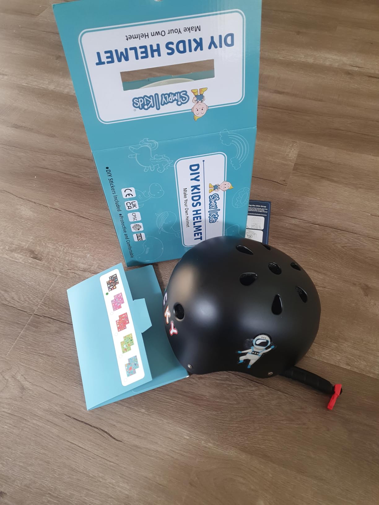 Simply Kids Bike Helmet with DIY Stickers for Toddler Boys Girls I CPSC ...
