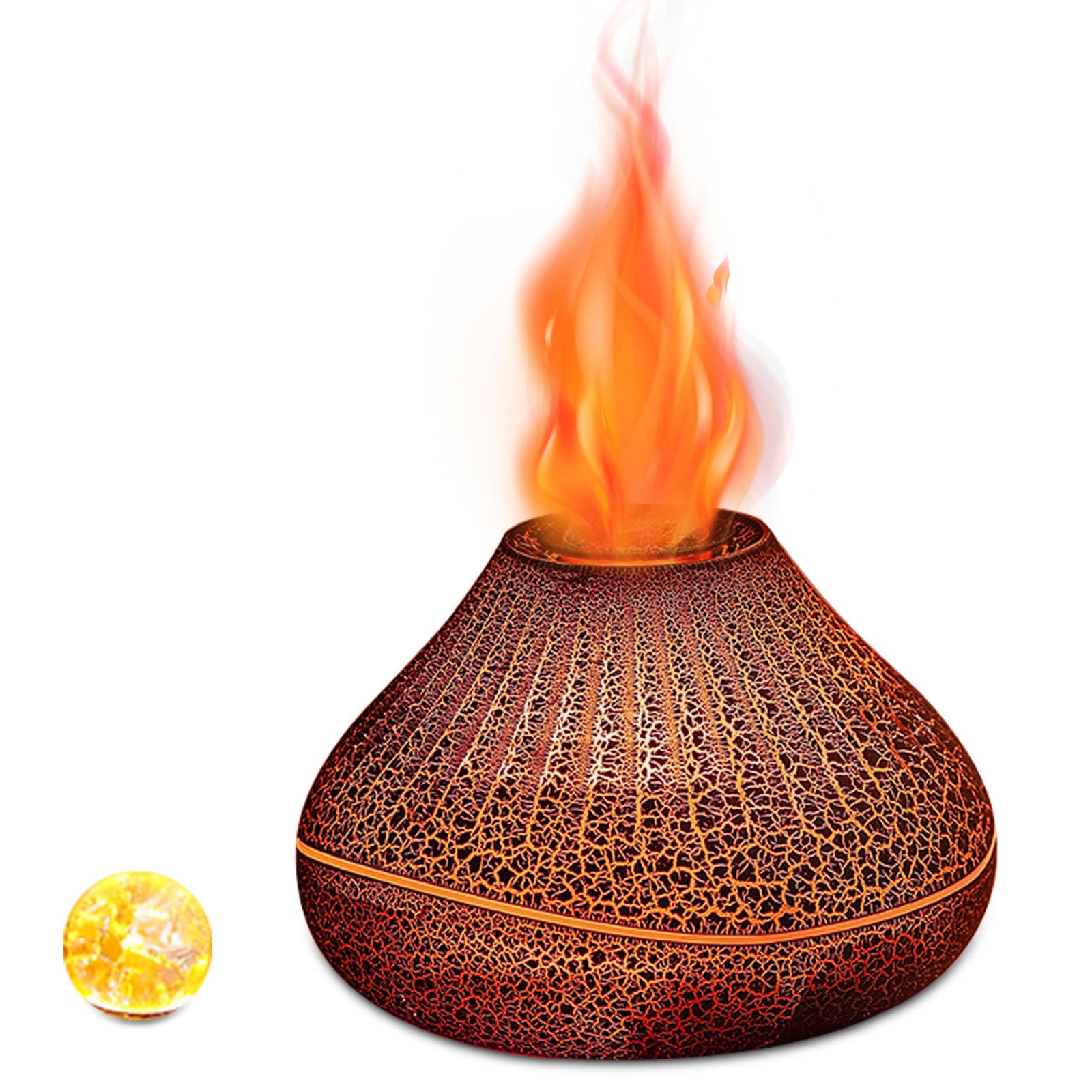 Amazon.com: Colorful Volcano Diffuser Humidifier: Upgraded 160ml Fire ...