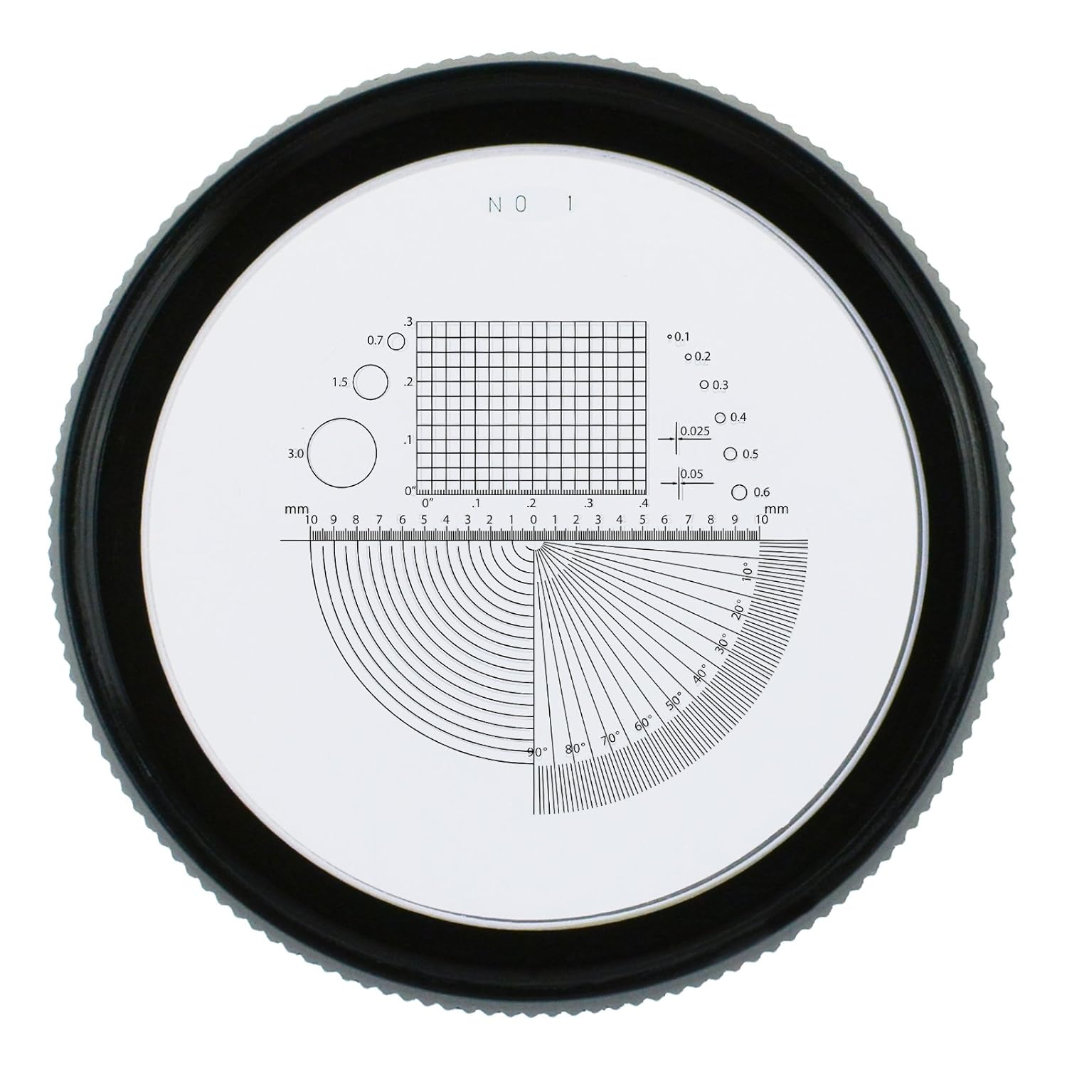 Amazon.com: Glass Reticle Scale Chart for Scale Loupe : Arts, Crafts ...