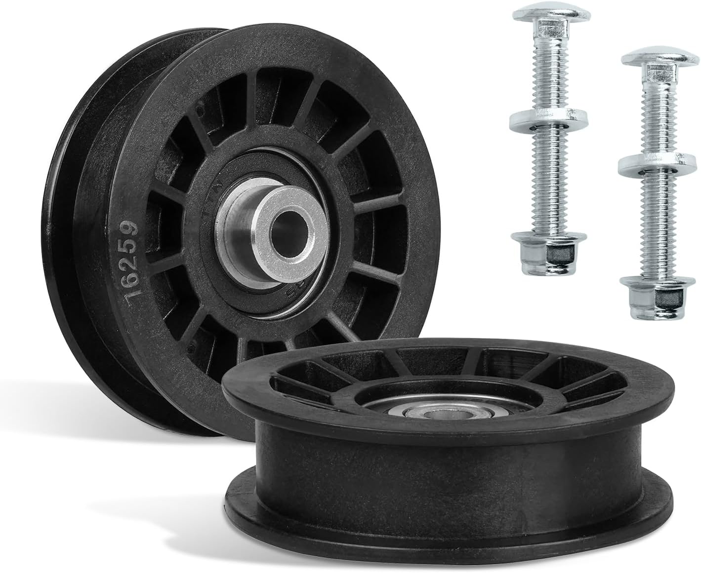 Amazon.com : Fourtry 194327 Flat Idler Pulley Fit for Craftsman Riding ...