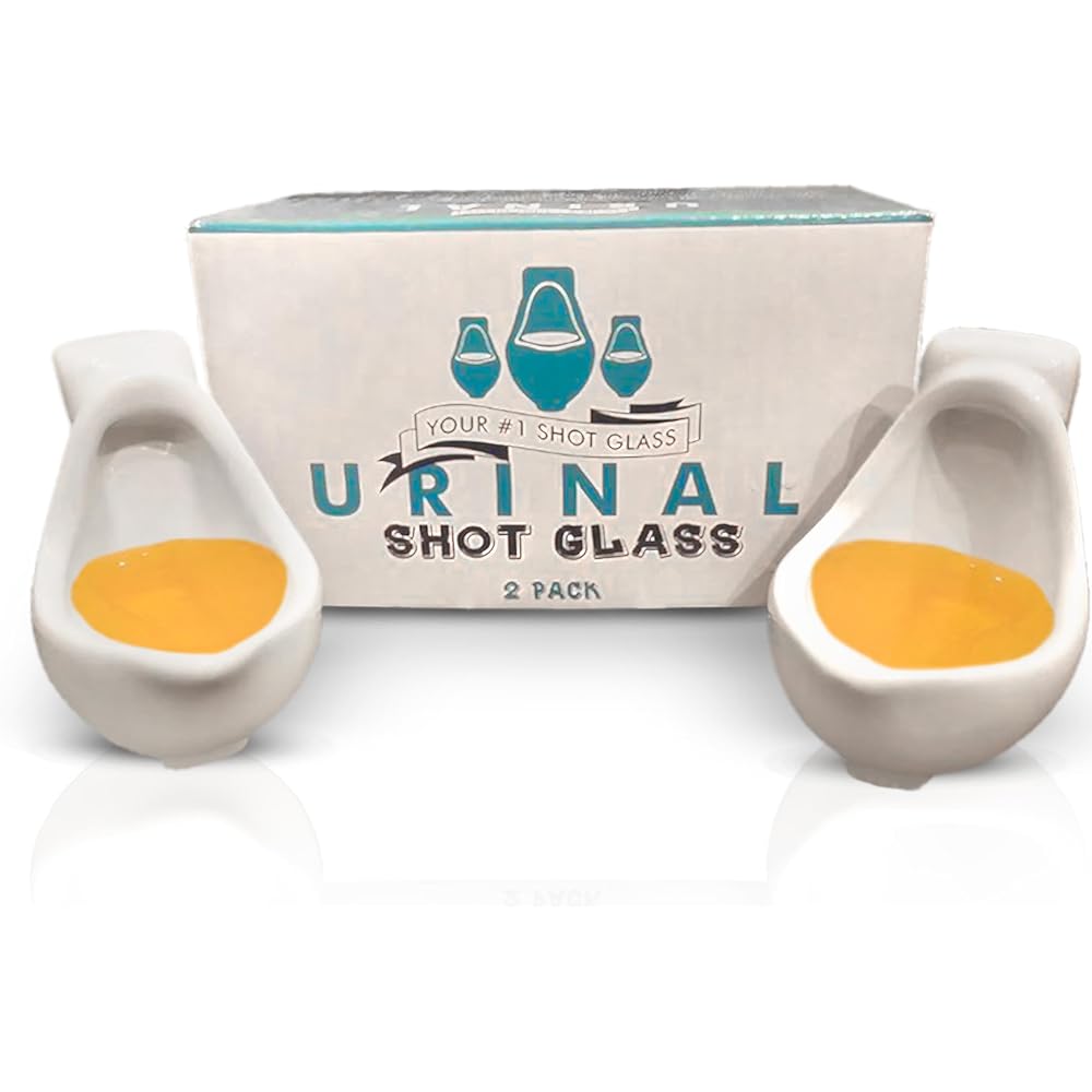 $3/mo - Finance Fairly Odd Novelties Ceramic Urinal Shot Glasses, Set ...