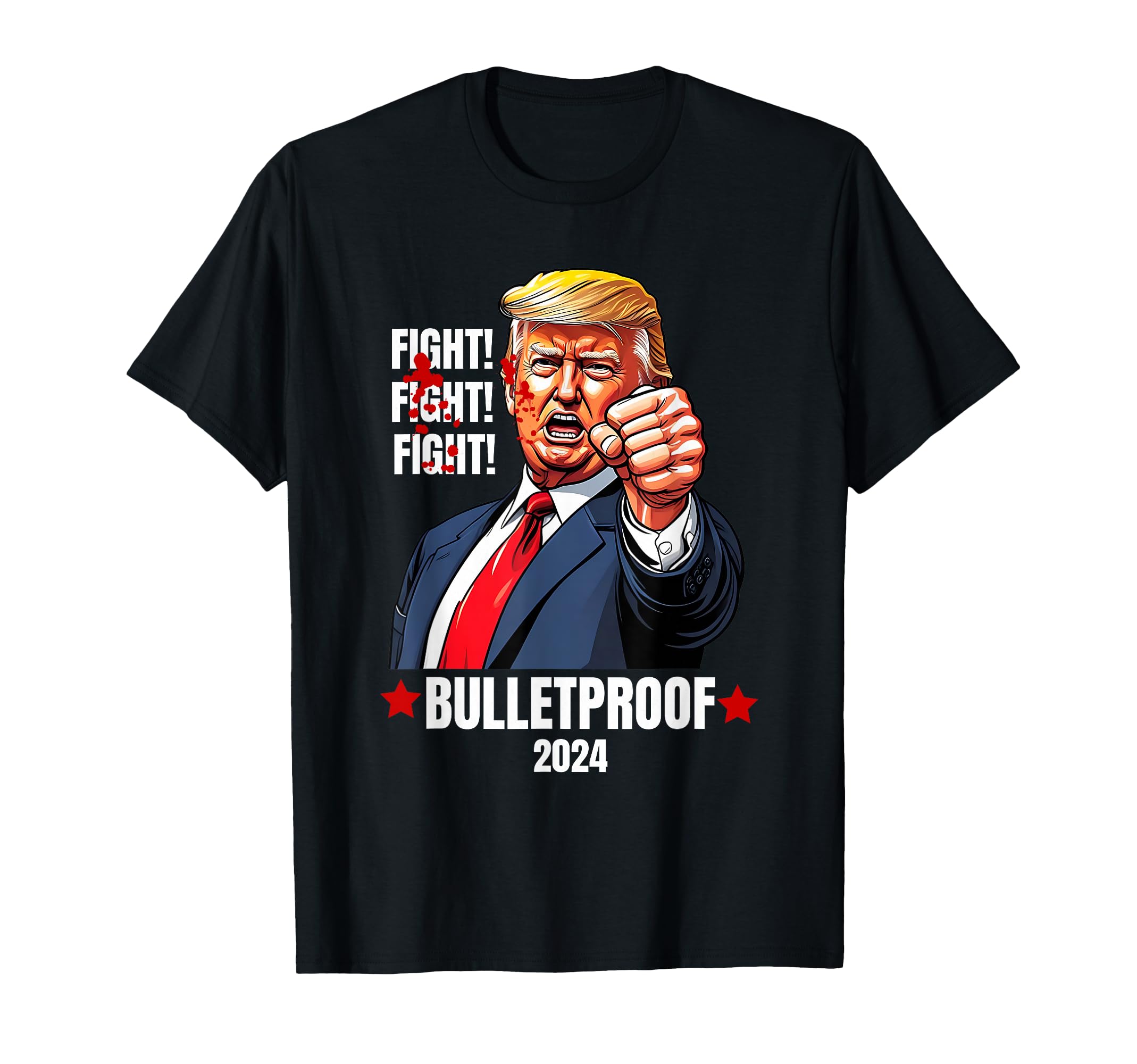 Amazon.com: Trump Shot Bulletproof Bloody Ear Bleeding Butler PA Trump ...