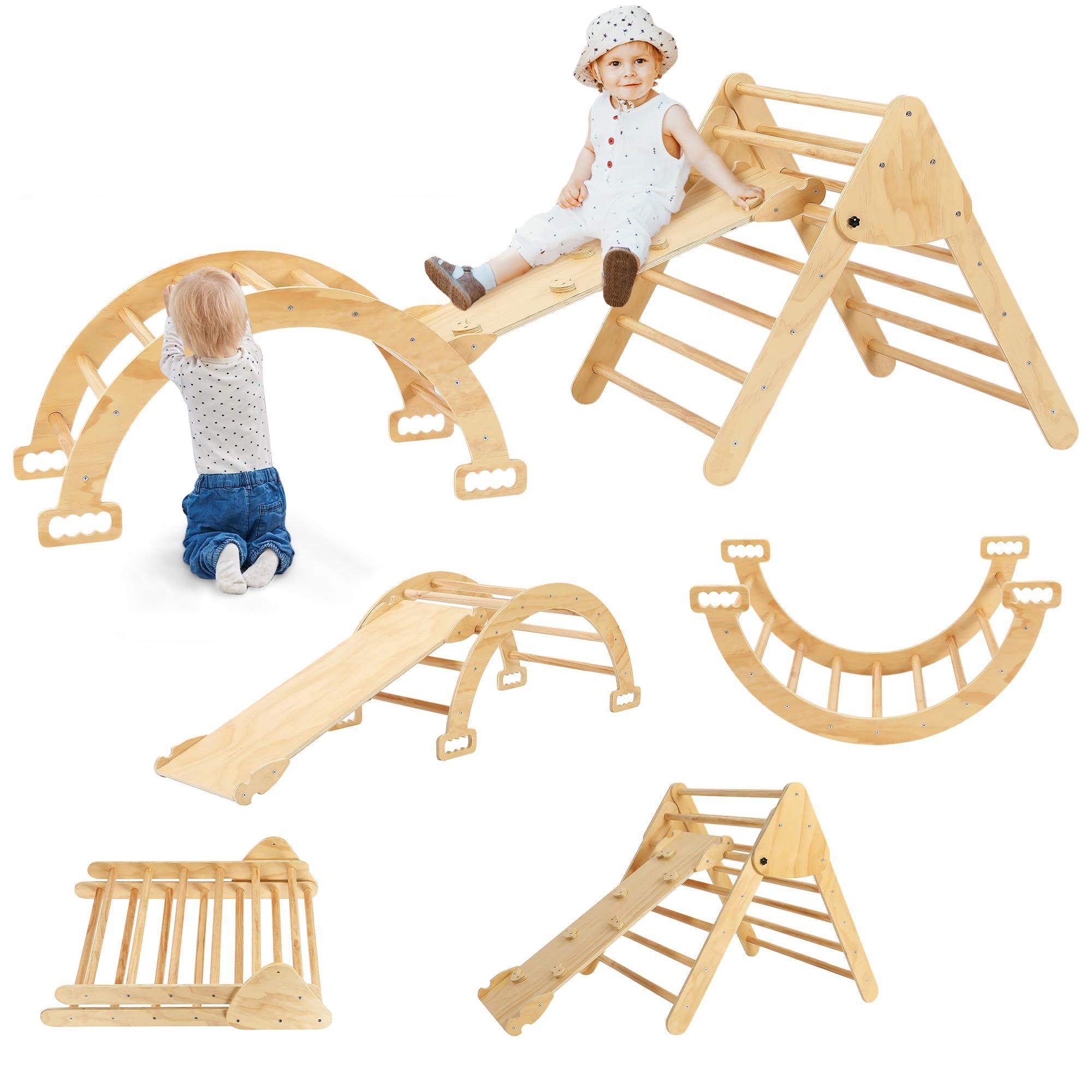 Amazon.com: Pickler Set, Pickler, Pikler Climber, Wood Climber ...