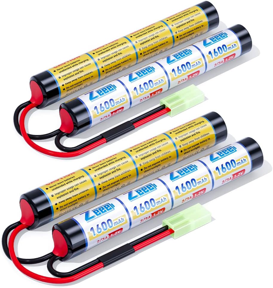 Amazon.com: Lancer Tactical Nimh Airsoft Battery Compatible with AEG ...