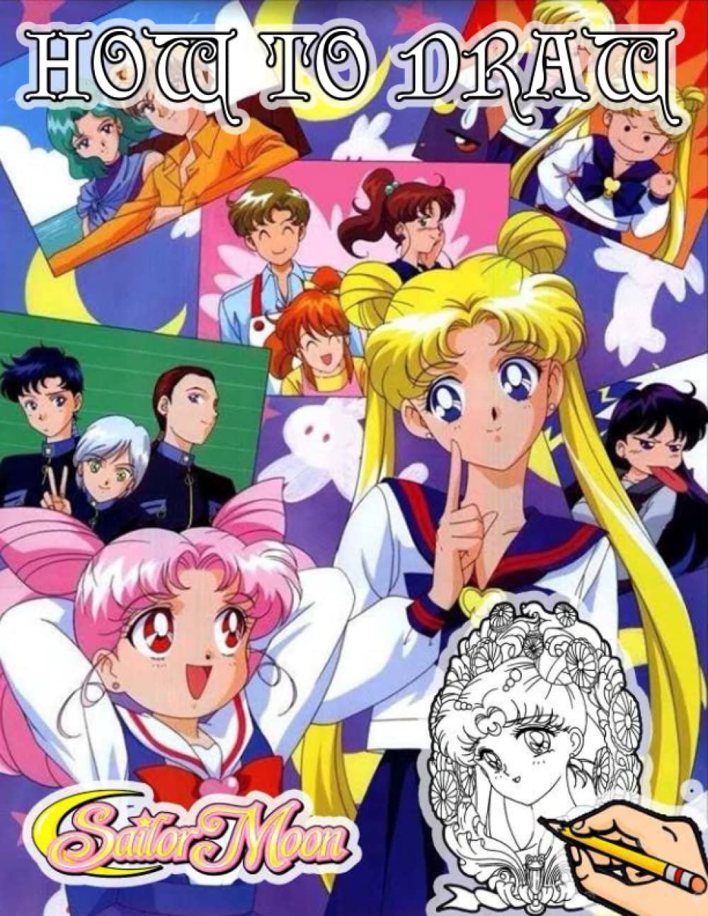 Buy How to draw sailor moon: How to draw Sailor Moon anime characters ...