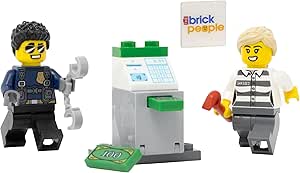 LEGO City: Police Man Minifigure with Robber and ATM, Building Sets ...