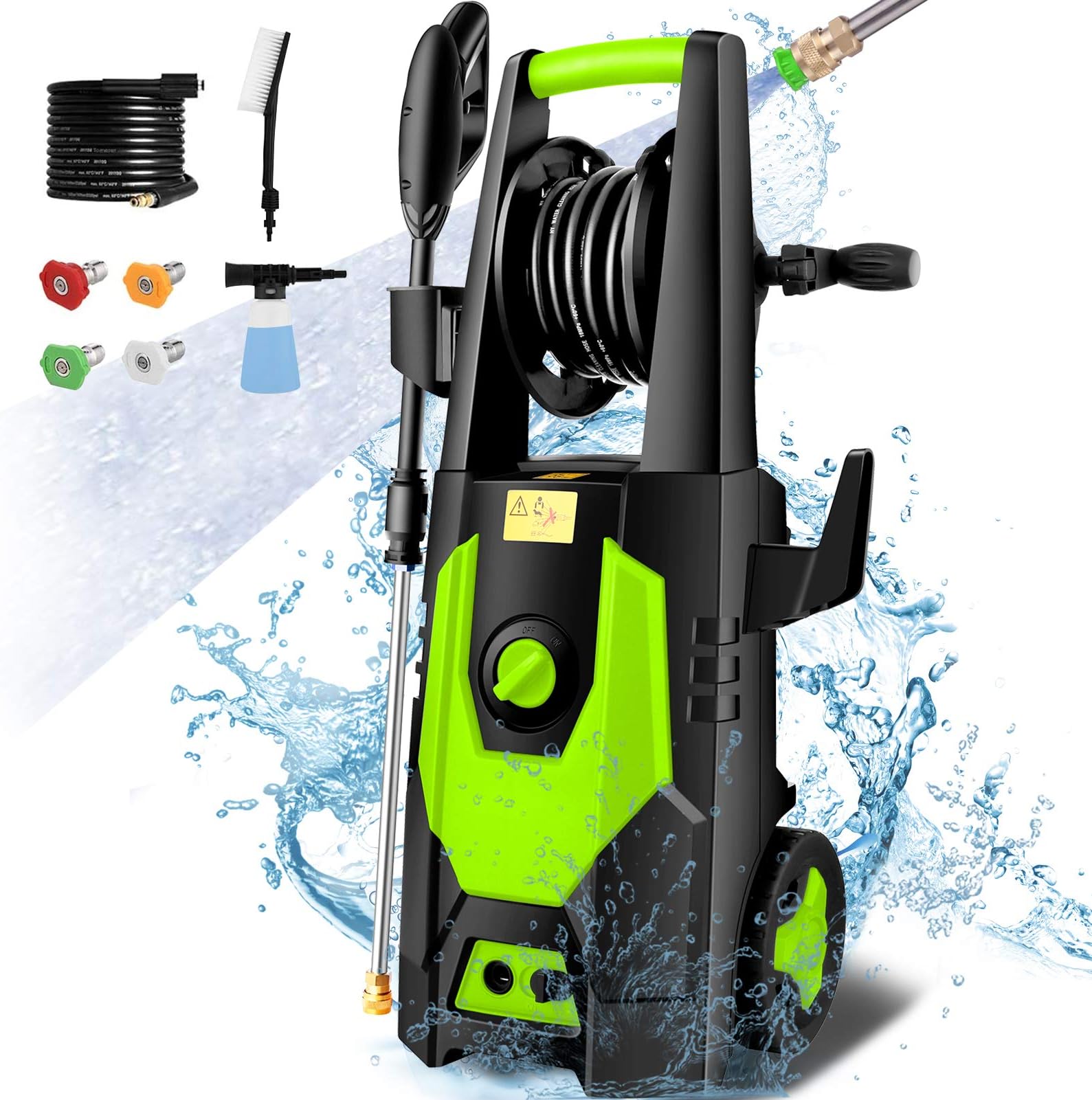 Amazon.com : GIVIMO 3000 PSI Electric Pressure Washer - Powerful 2.0 ...