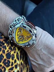 Amazon.com: Winner Fashion Mechanical Wrist Watch Triangle Racing Dial ...