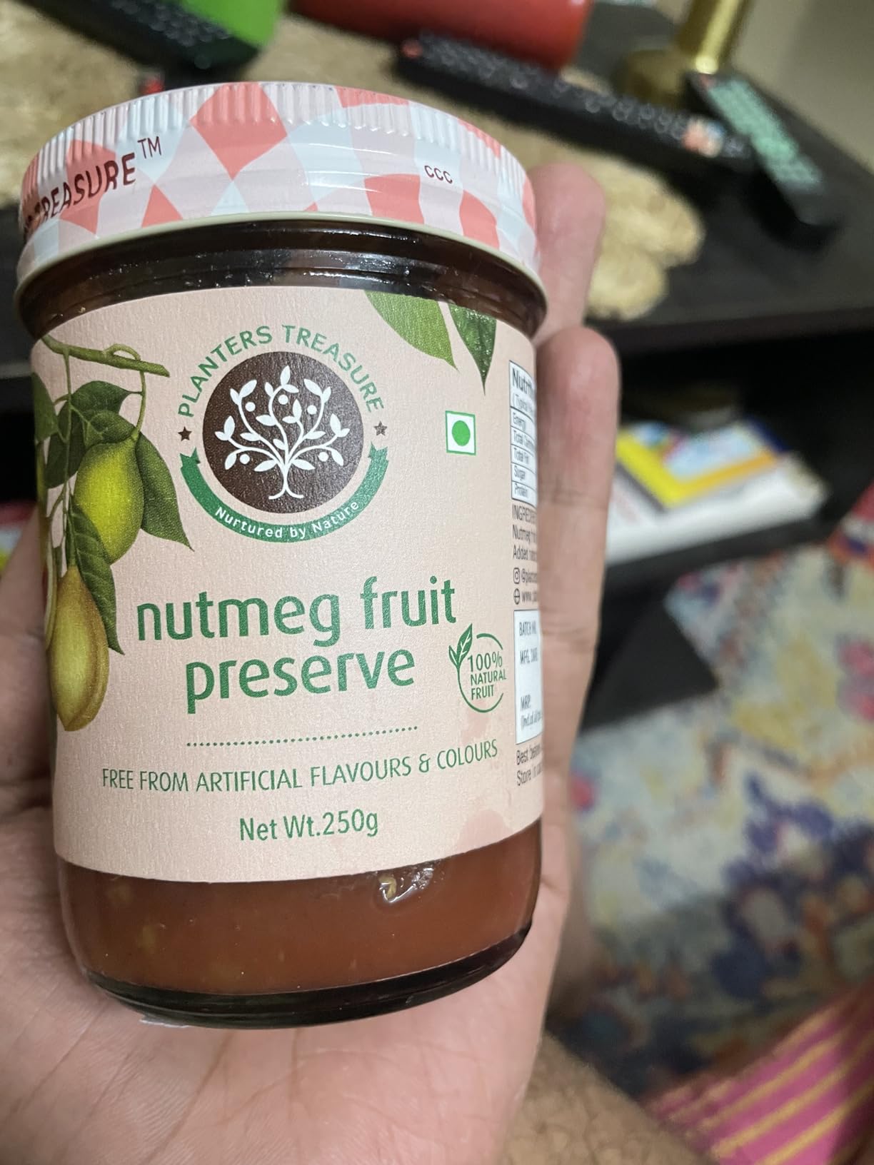 Planters Treasure Nutmeg Preserve (250G), With Real Fruit Ingredients ...