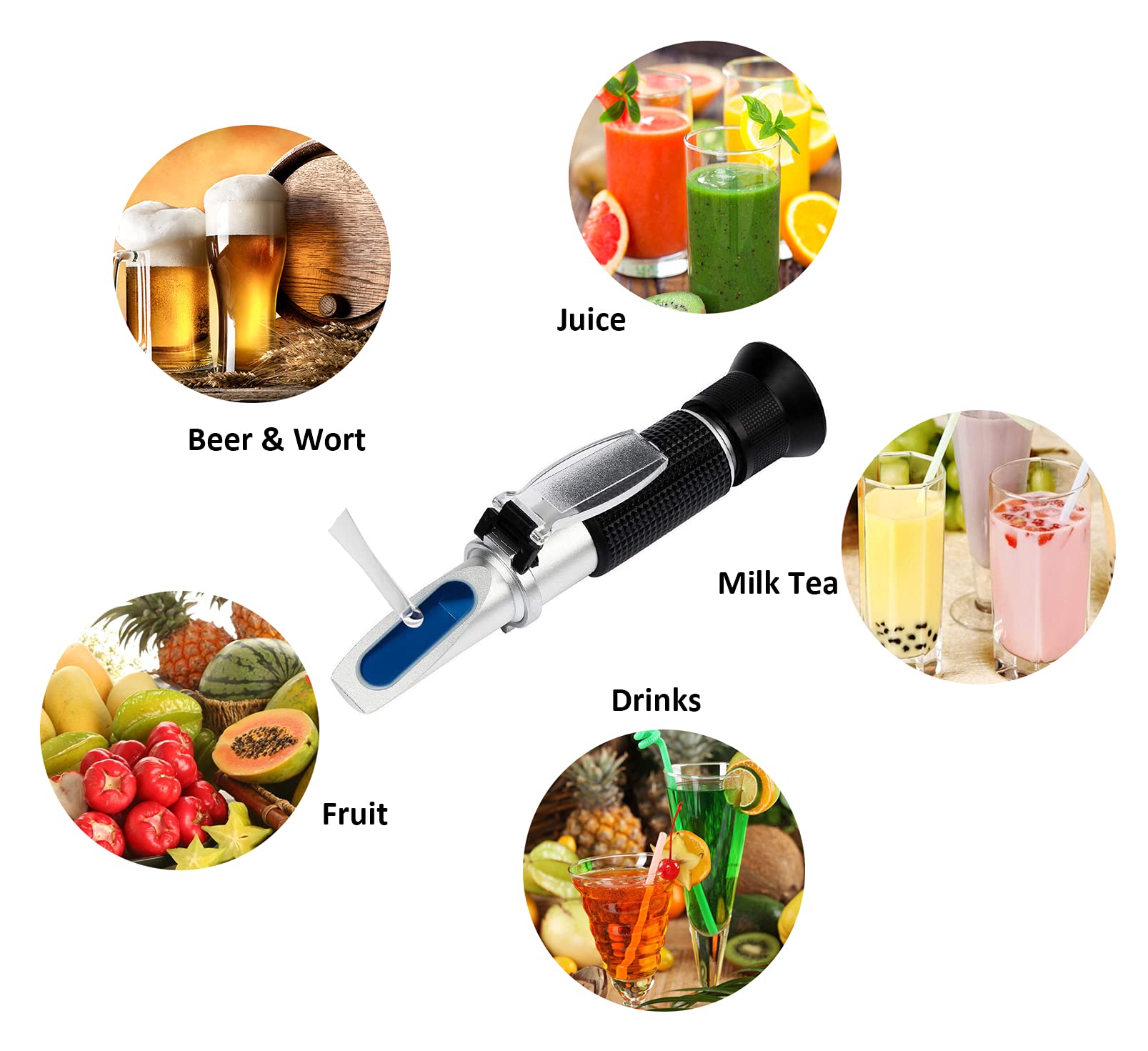 Snapklik.com : Brix Refractometer For Beer Brewing Wort Refracotmeter ...