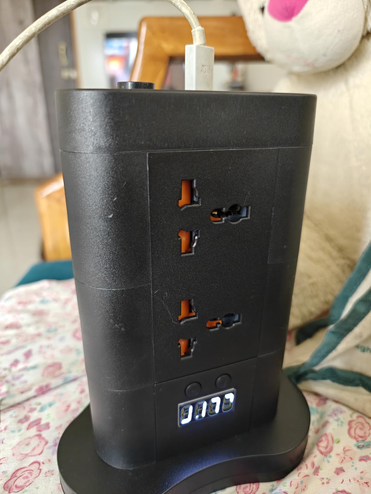 ZEBRONICS Power Block 385, Tower Extension Board/Strip, 2500 Watts, 10 ...