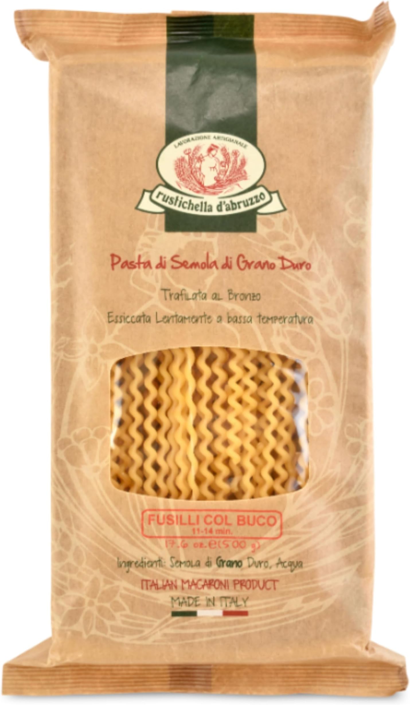 Amazon.com : Anna - Fusilli col Buco (Long Fusilli) #108, (4)- 16 oz ...