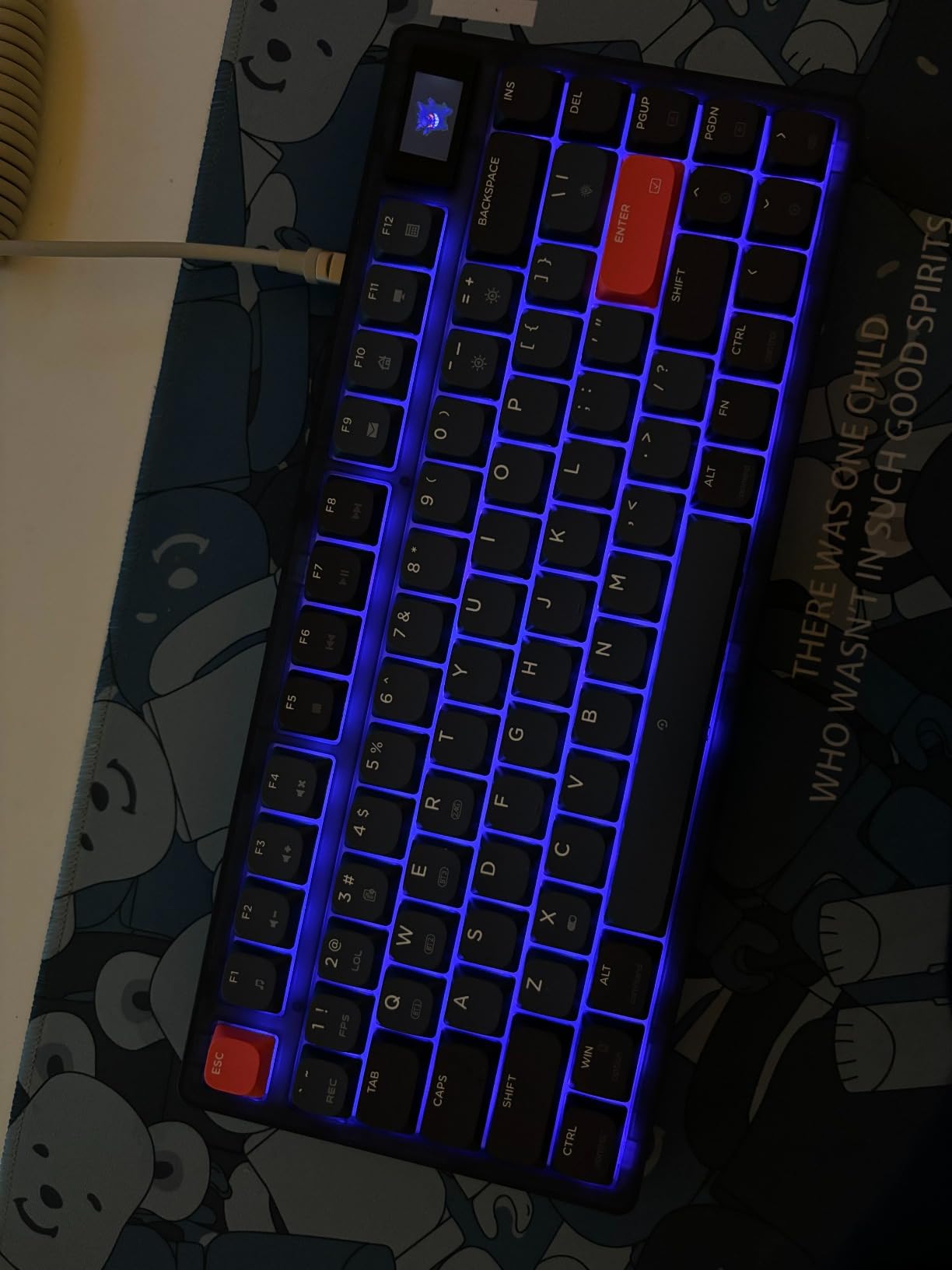 AJAZZ AK832PRO 75% Low Profile Slime Mechanical Keyboard with 1.06 ...