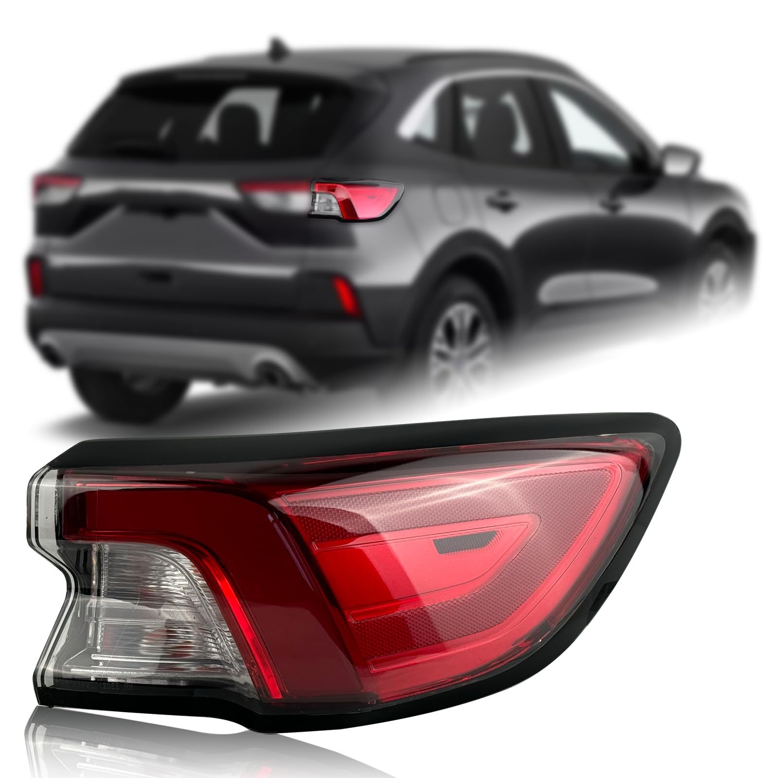 Amazon.com: Duolctrams Outer LED Tail Light Rear Lamp Assembly ...