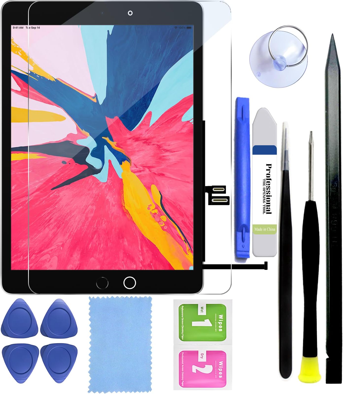 Amazon.com: for iPad 9 (9th Gen 2021) A2602 A2603 A2604 A2605 Screen ...