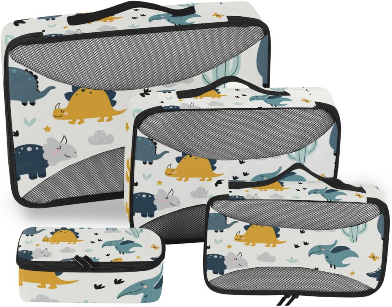 Amazon.com: 6 Set Compression Packing Cubes Compressed Storage Bags for ...