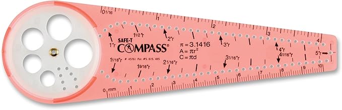 Learning Resources Safe-T Compass, Orange, Blister Card (45761 ...