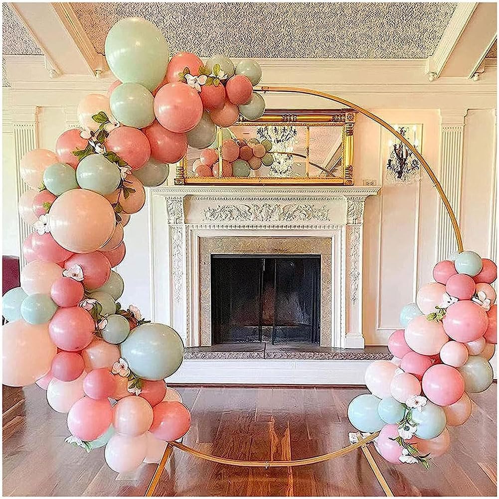 Circle Balloon Arch Frame, 7Ft Large Round Arch Backdrop Stand for ...