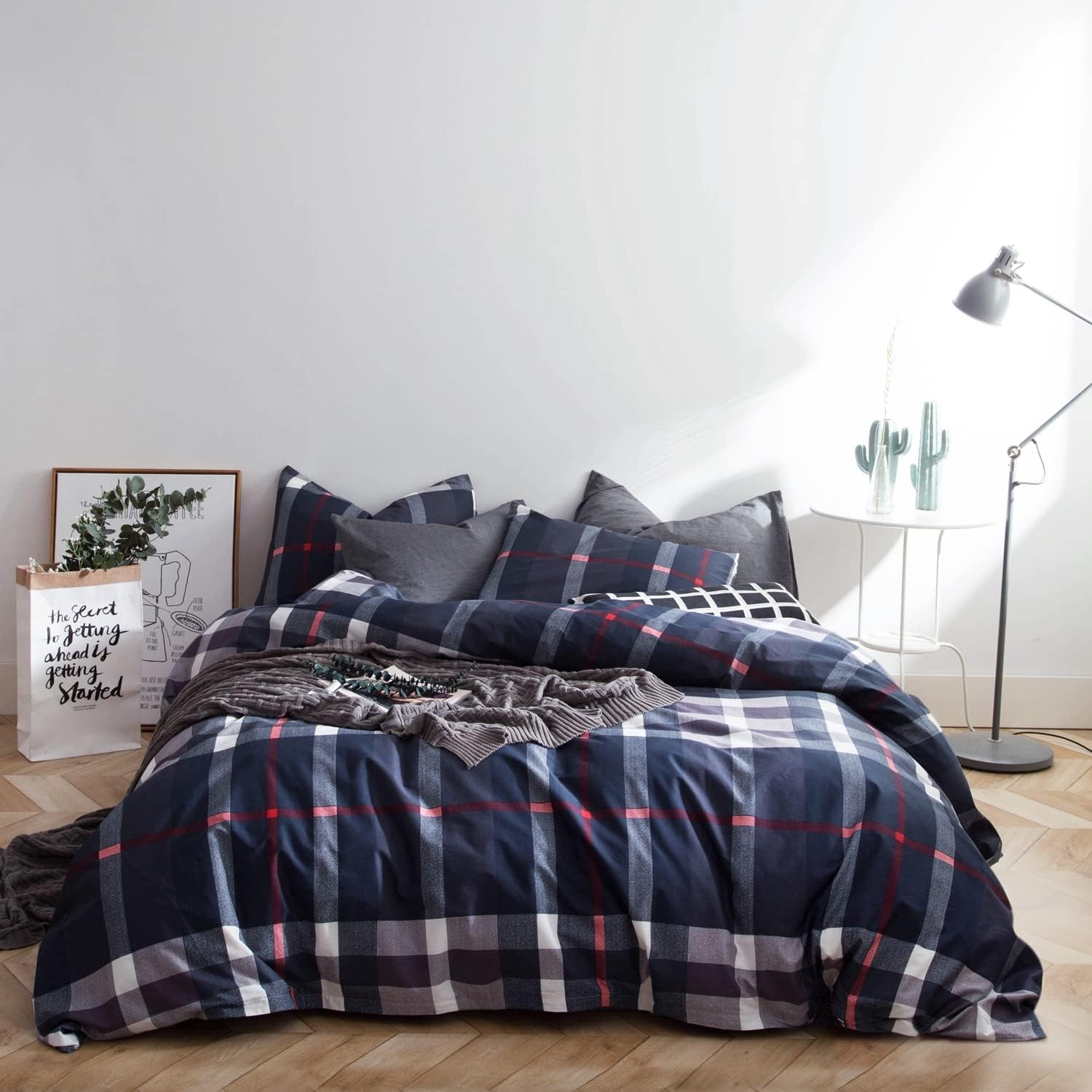Amazon.com: FACE TWO FACE Bedding Duvet Cover Set 3 Pieces 100% Washed ...