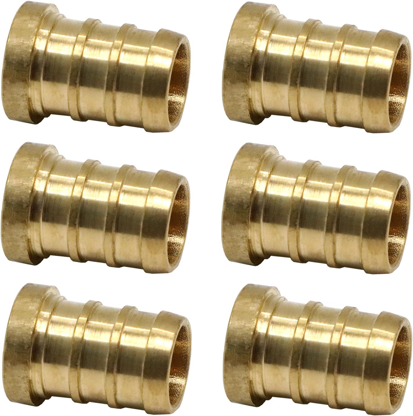Amazon.com: 6 Pack 1/2 Inch PEX Barb Plug End Cap Pipe Fittings, No ...