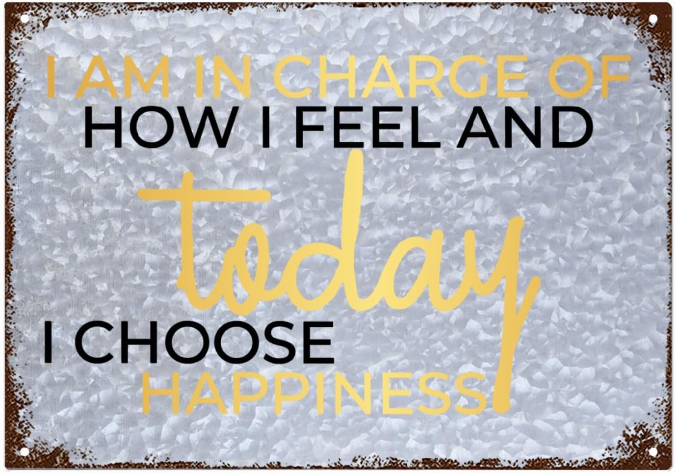 Amazon.com: I Am In Charge Of How I Feel And Today I Choose Happiness ...