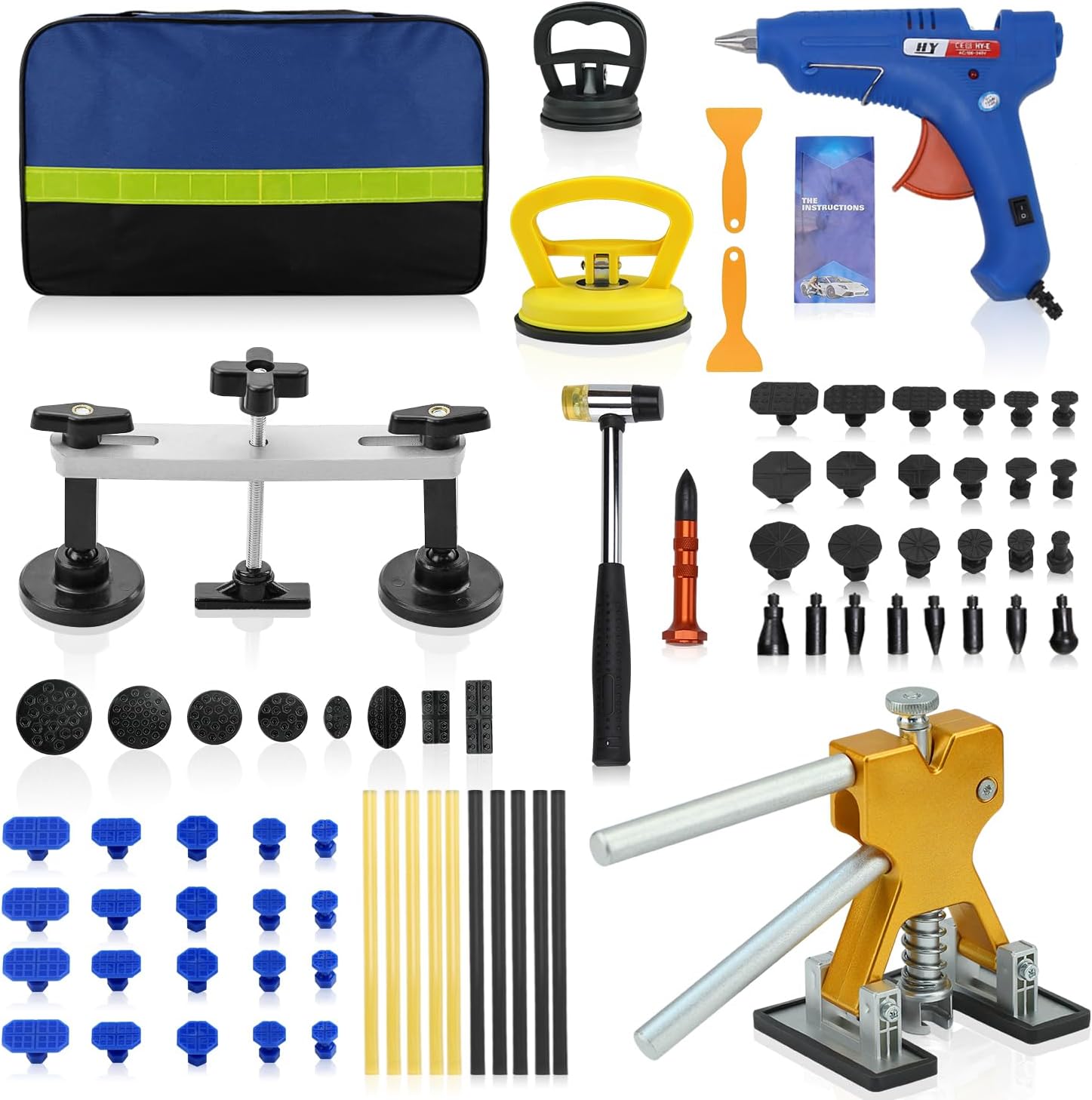 Amazon.com: ROADGIVE Auto Body Dent Repair Tools, 75PCS Paint-Friendly ...