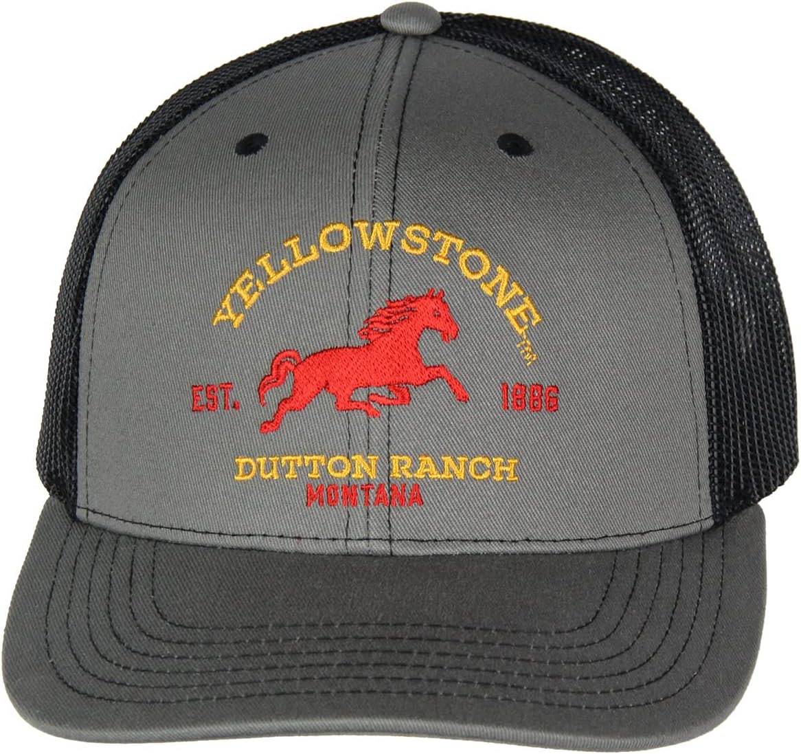 Yellowstone Adult Dutton Ranch Montana EST. 1886 Adjustable Snapback ...