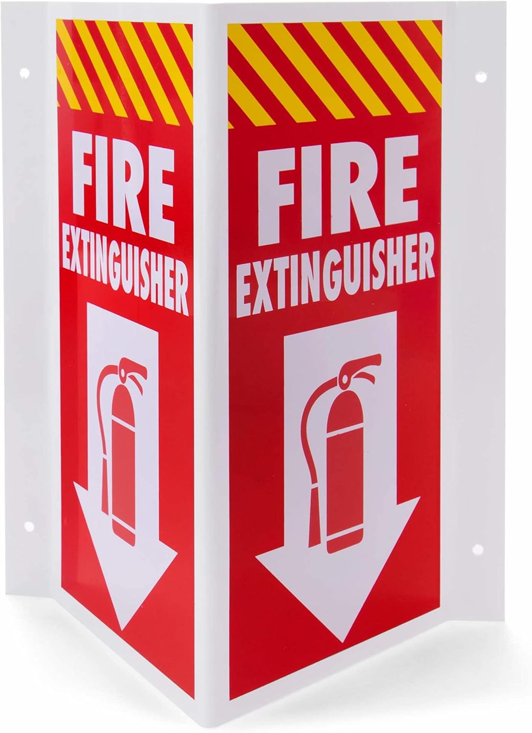 3D Fire Extinguisher Sign - Plastic Pre-Drilled Safety Wall Panel for ...