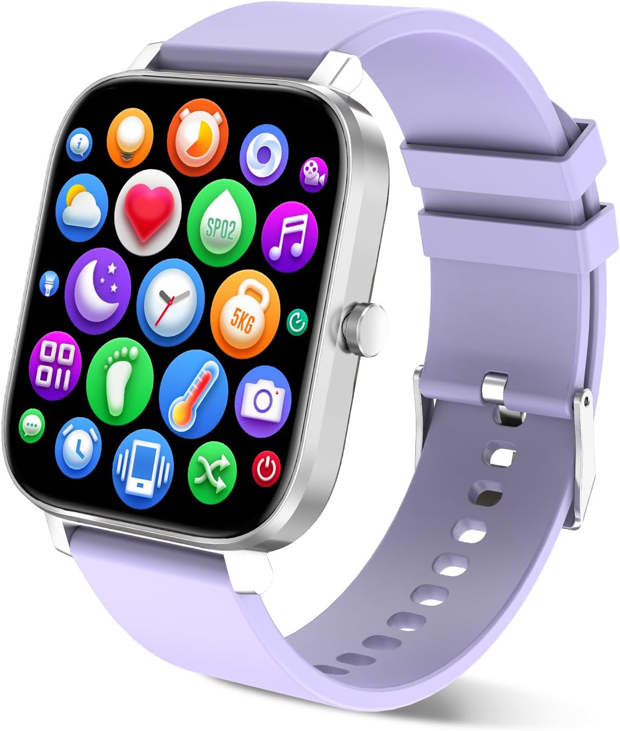 Amazon.com: Smart Watch for Men Women Compatible with iPhone Samsung ...