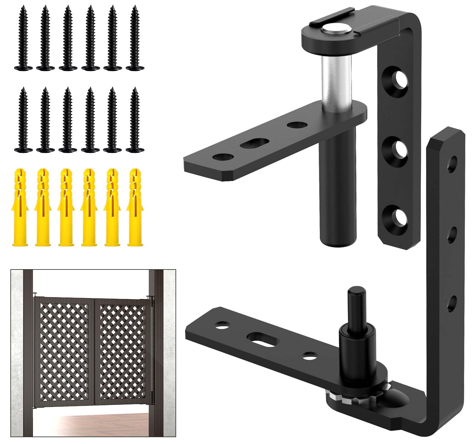 Snapklik.com : MeBantoo Heavy-Duty Self Closing Saloon Door Hinges, 304 ...